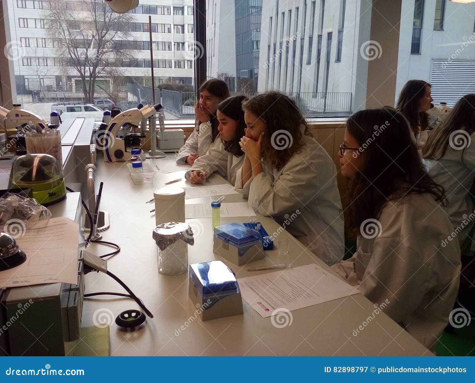 Students In Lab Picture. Image: 82898797