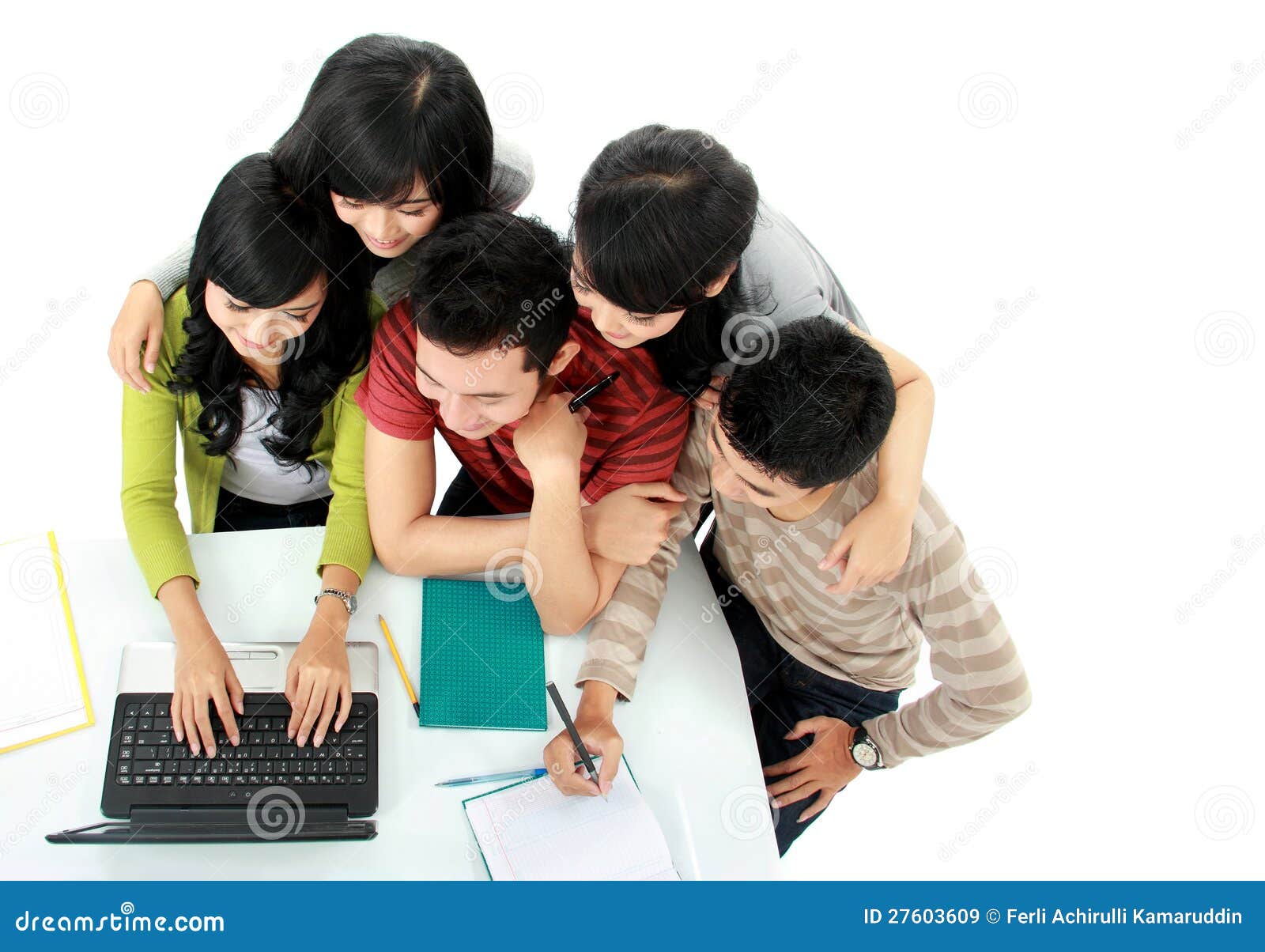 Students with laptop stock image. Image of browsing, college - 27603609