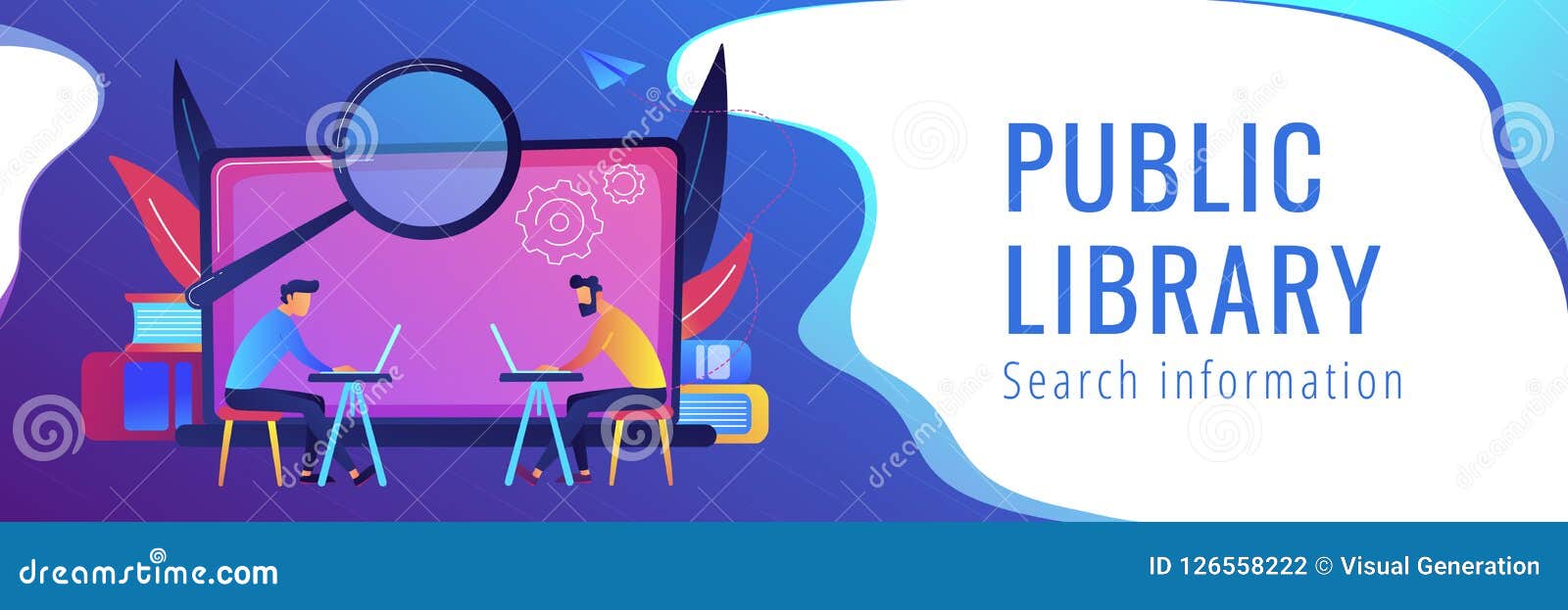 Academic Laboratory Header Banner. Stock Vector - Illustration of ...