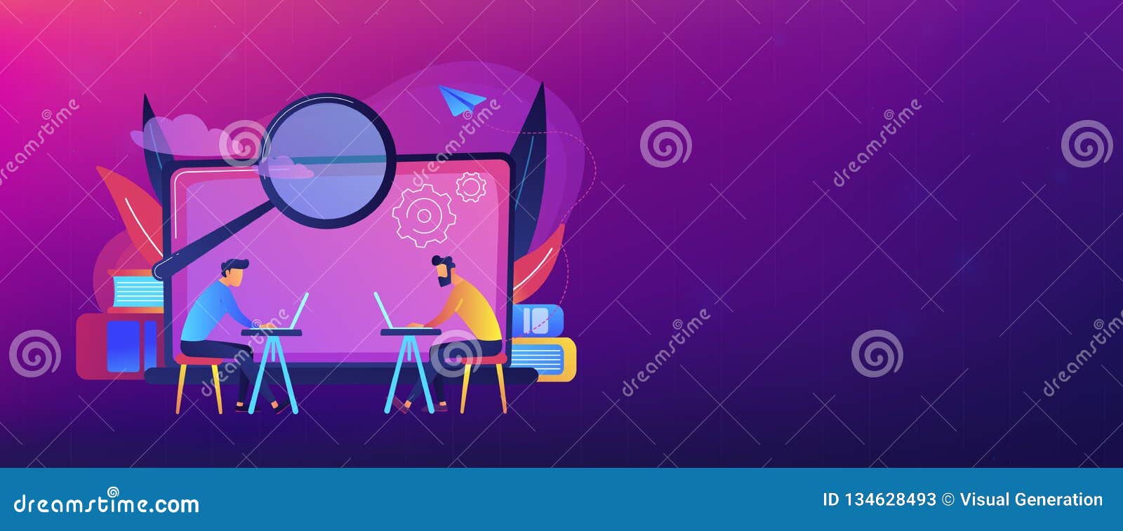 Academic Laboratory Header Banner. Stock Vector - Illustration of ...