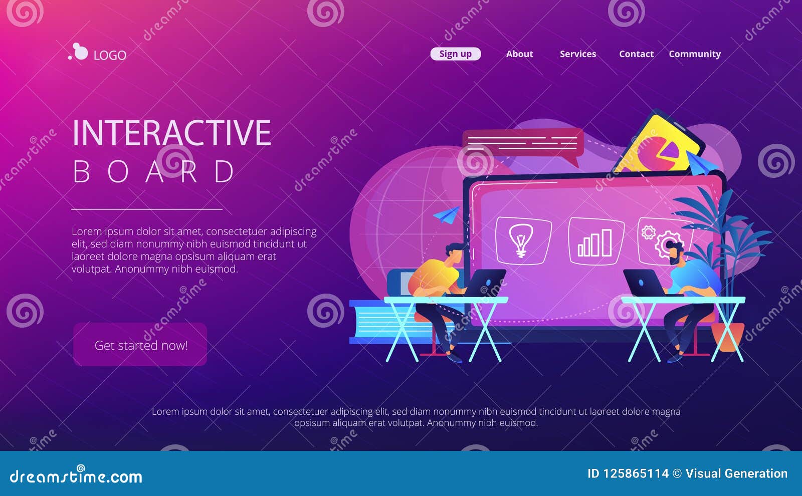 Digital Learning Concept Vector Illustration. Stock Vector ...
