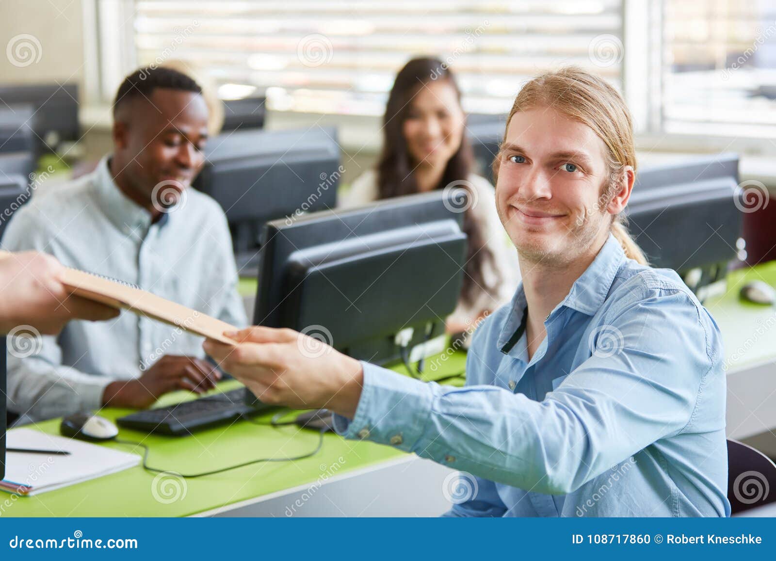 Students Learn in Computer University Course Stock Photo - Image of ...