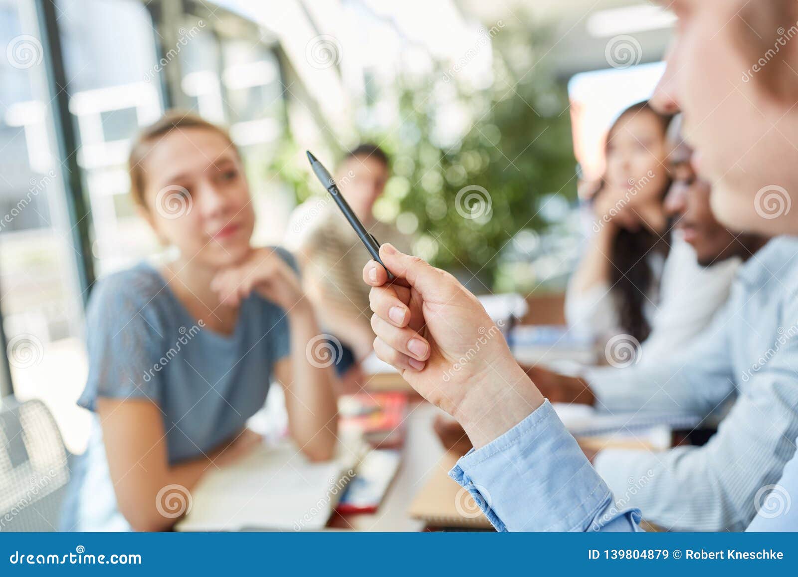 Students Learn Math Together Stock Image - Image of college, sciences ...