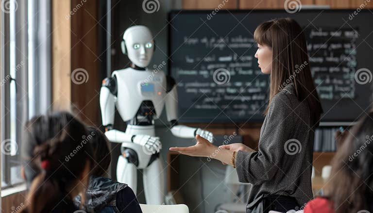 Students Learn Robots, AI, Tech in Futuristic Classroom Using Traditional Modern Teaching ...