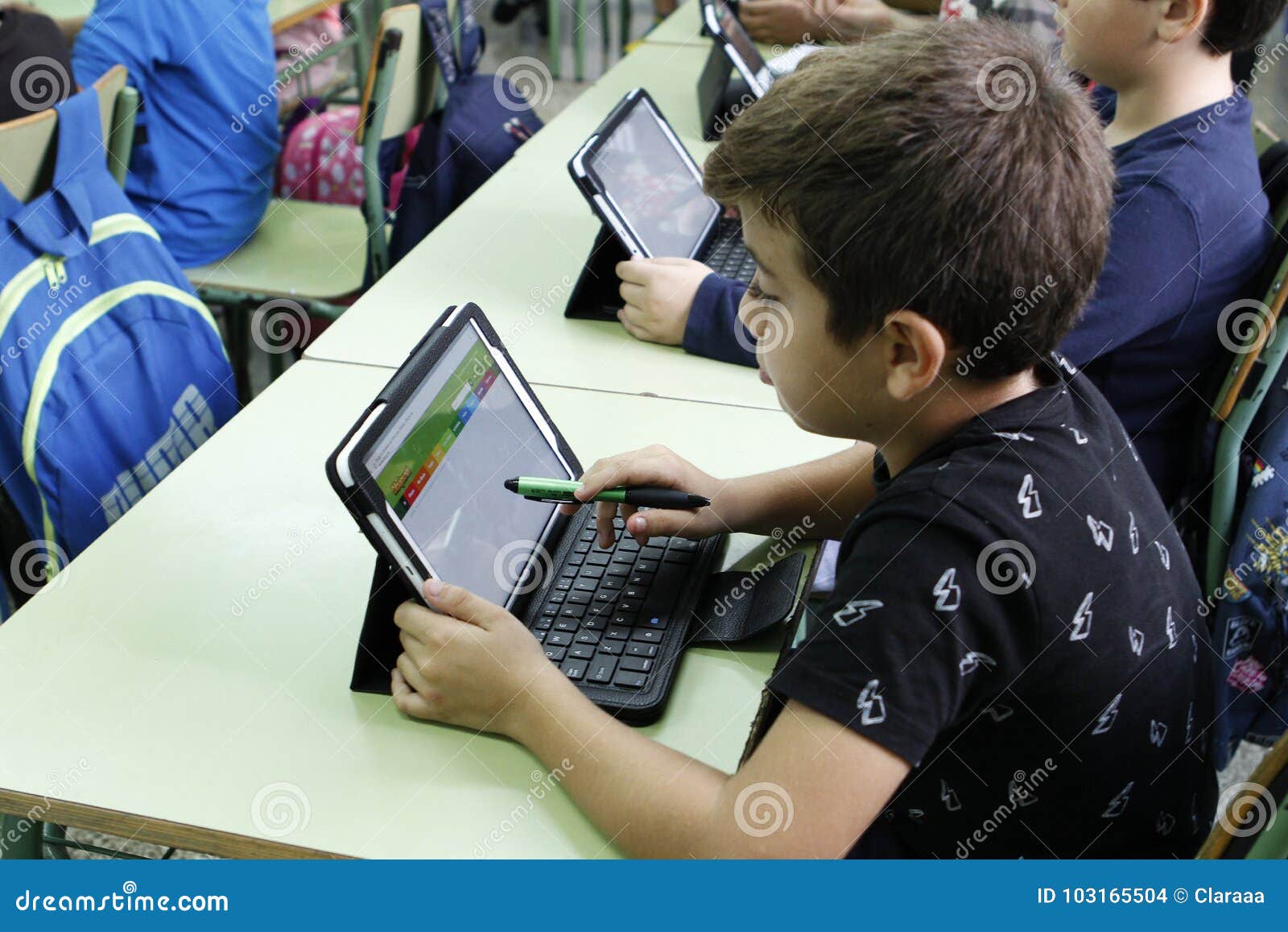 Students Learning the Dangers and the Good Uses of the Internet and ...