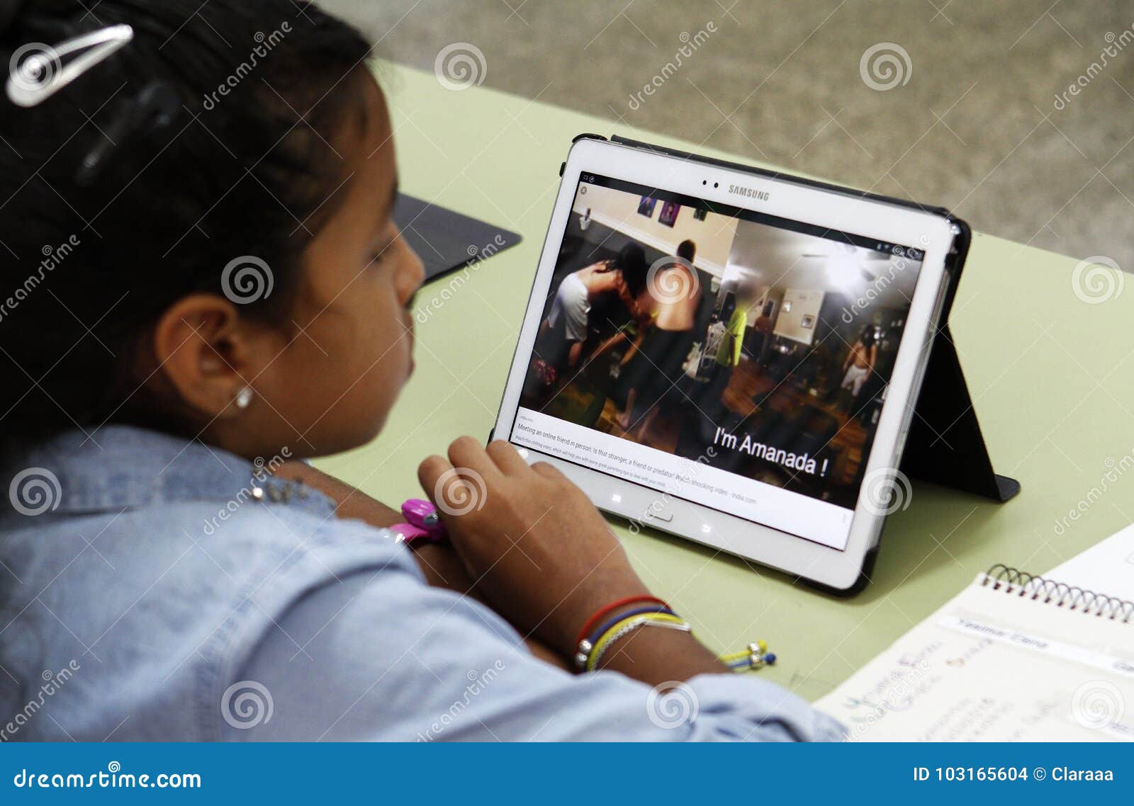 Students Learning the Dangers and the Good Uses of the Internet and ...