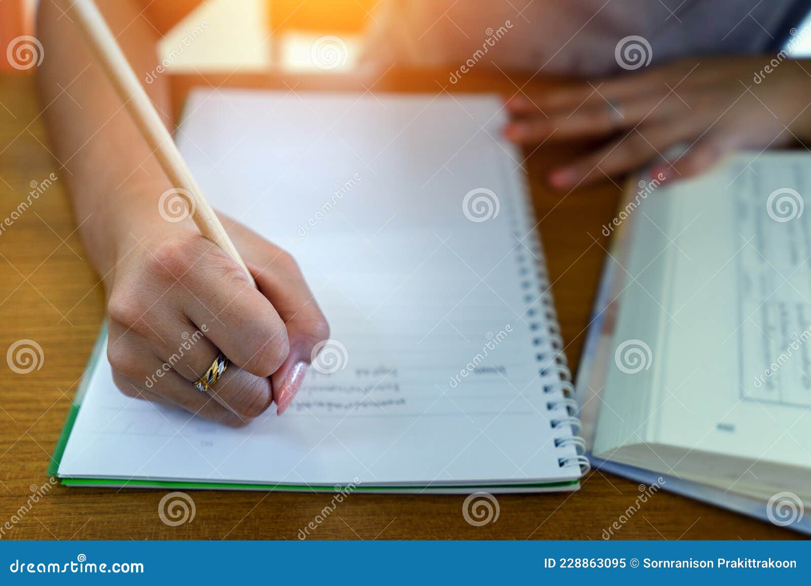 Students Learning and Making Notes Stock Image - Image of data, modern ...
