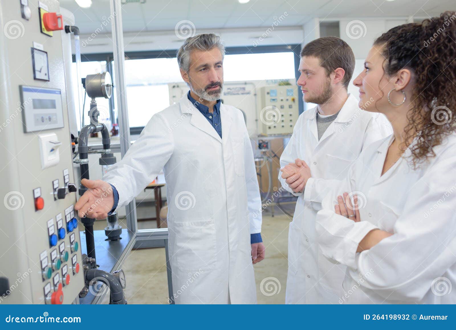 Students Learning during Manufacturing Practices Stock Photo - Image of ...