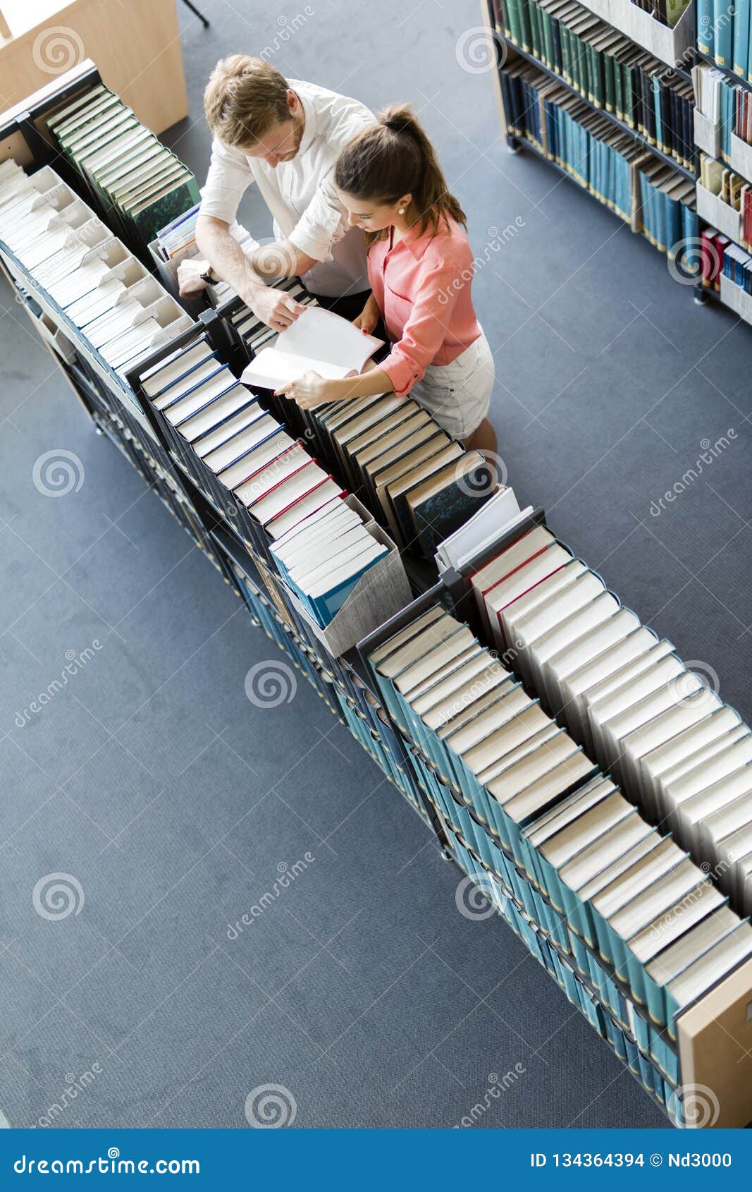 Students Learning, Reading in the Library Stock Photo - Image of ...