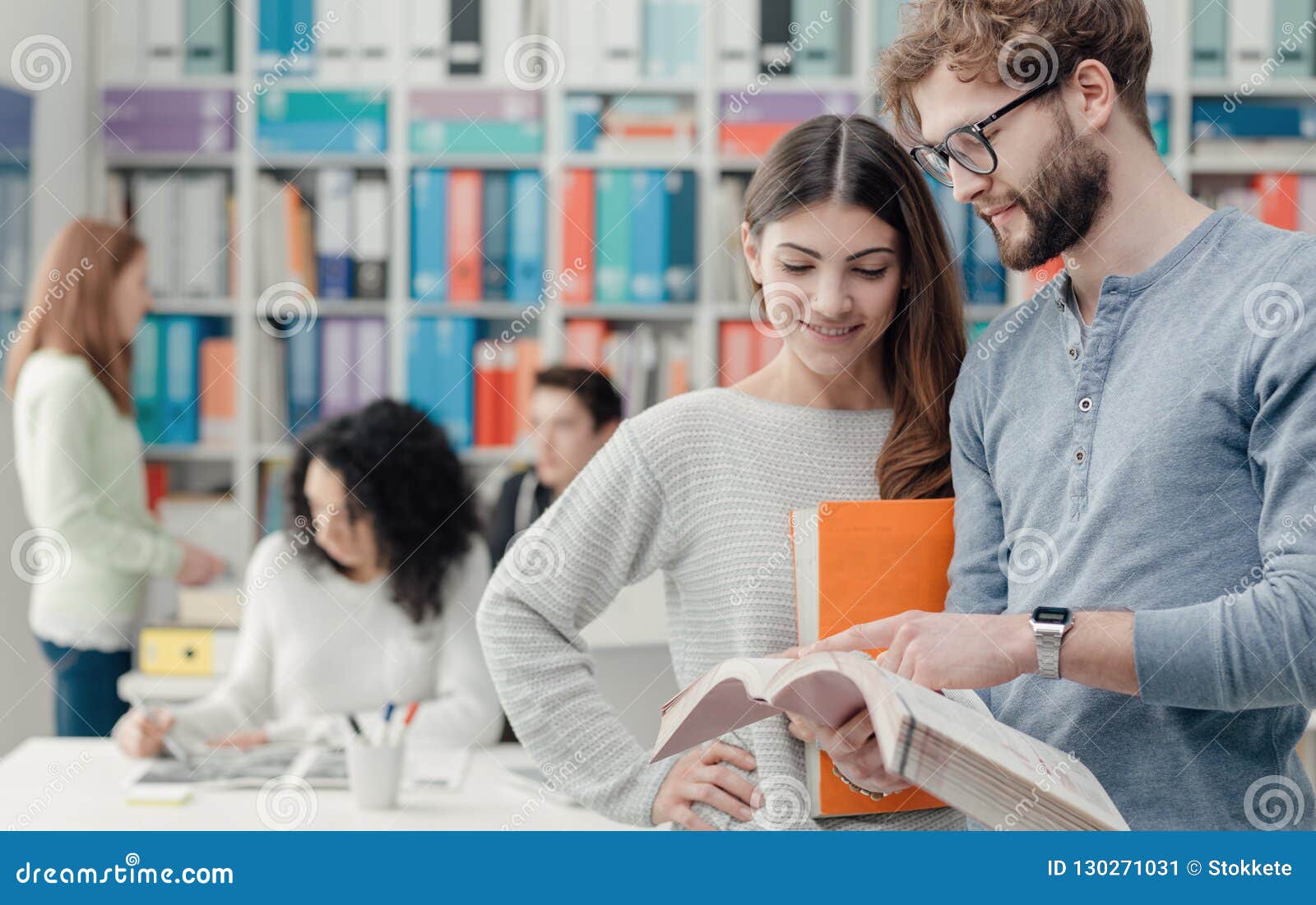 Students learning together stock image. Image of classmates - 130271031