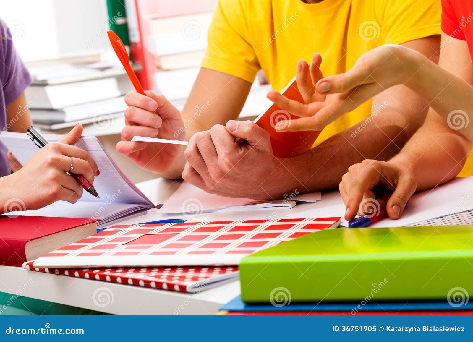 Students learning together stock image. Image of friends - 36751905