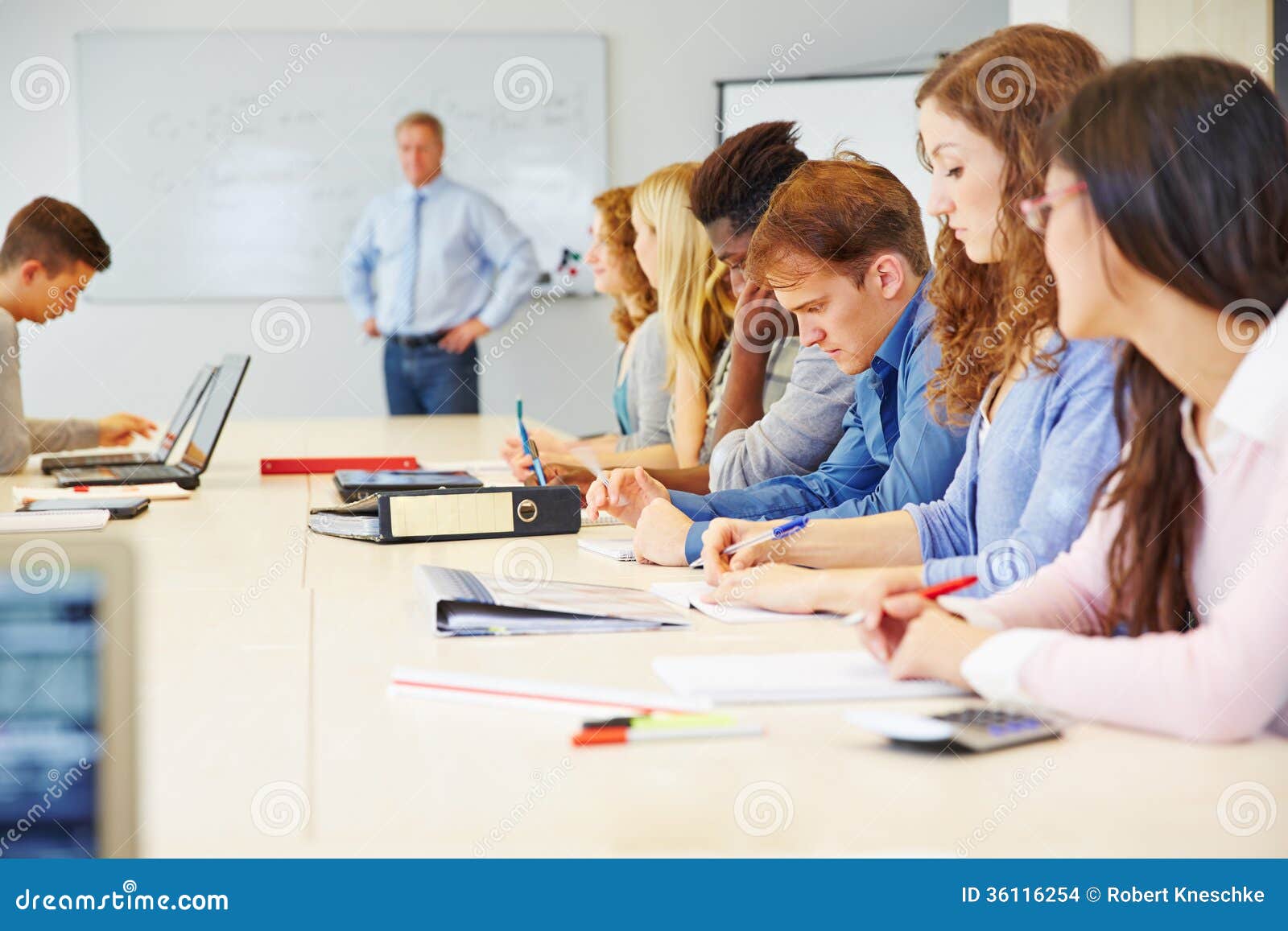 Students Learning in University Stock Photo - Image of student ...