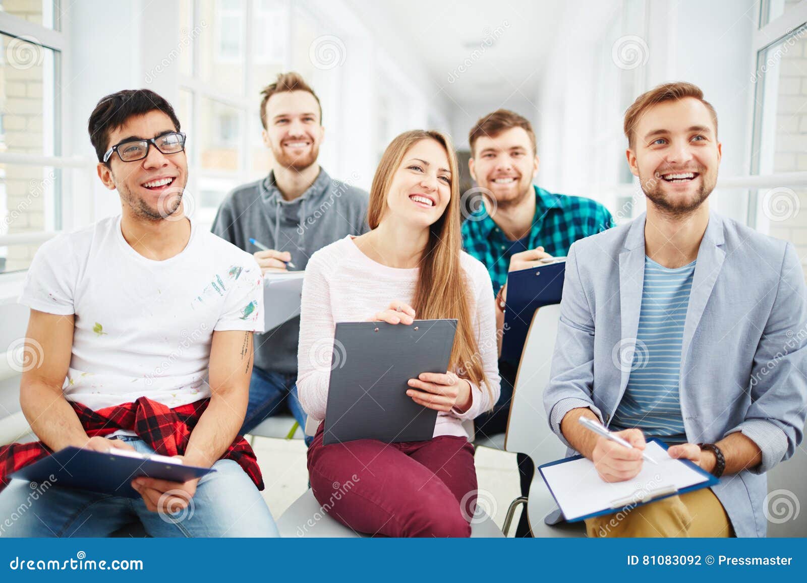 Students at lecture stock photo. Image of group, college - 81083092