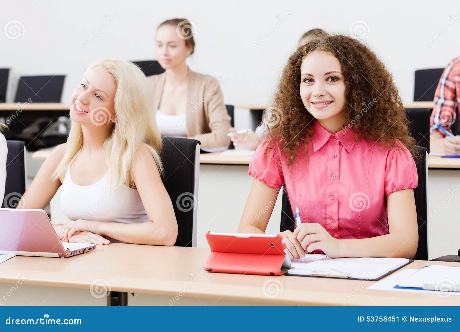 Students at lesson stock image. Image of teaching, class - 53758451