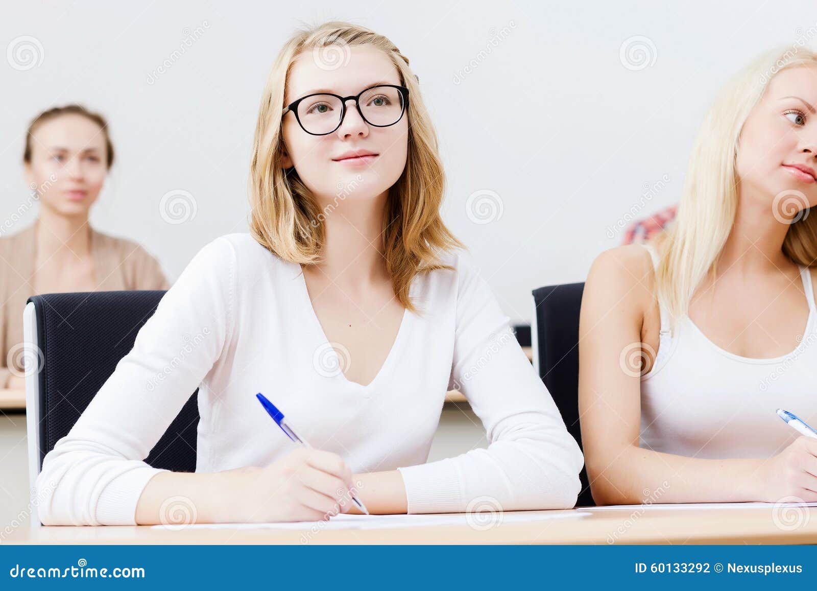 Students at lesson stock photo. Image of group, pupil - 60133292