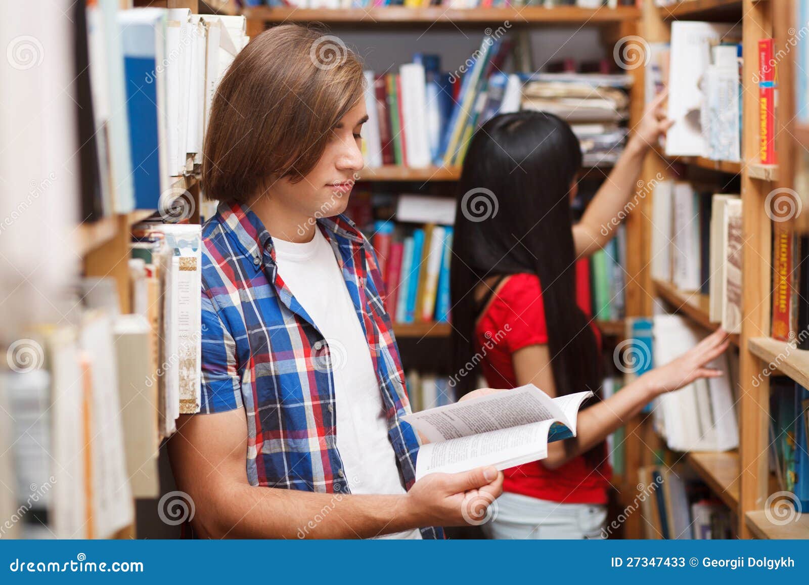 Students in a library stock image. Image of asian, teenager - 27347433