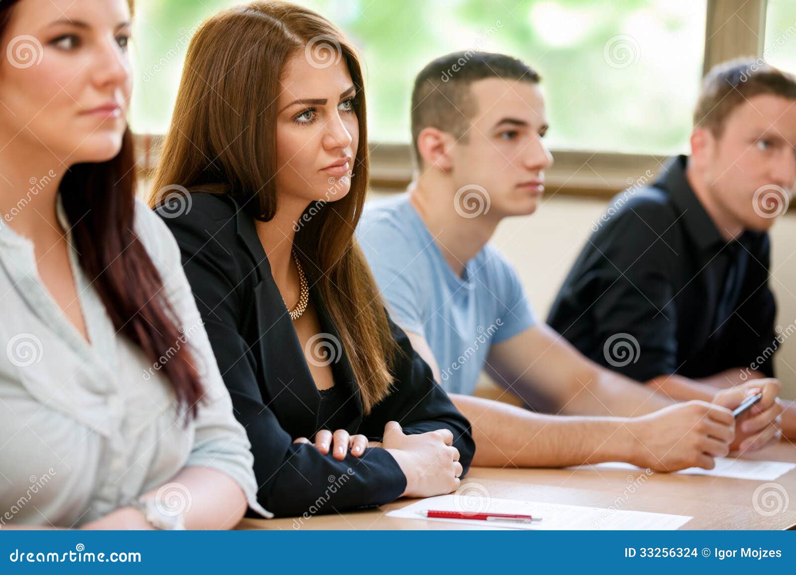 Students Listening a Lecturer Stock Photo - Image of seminar, exam ...