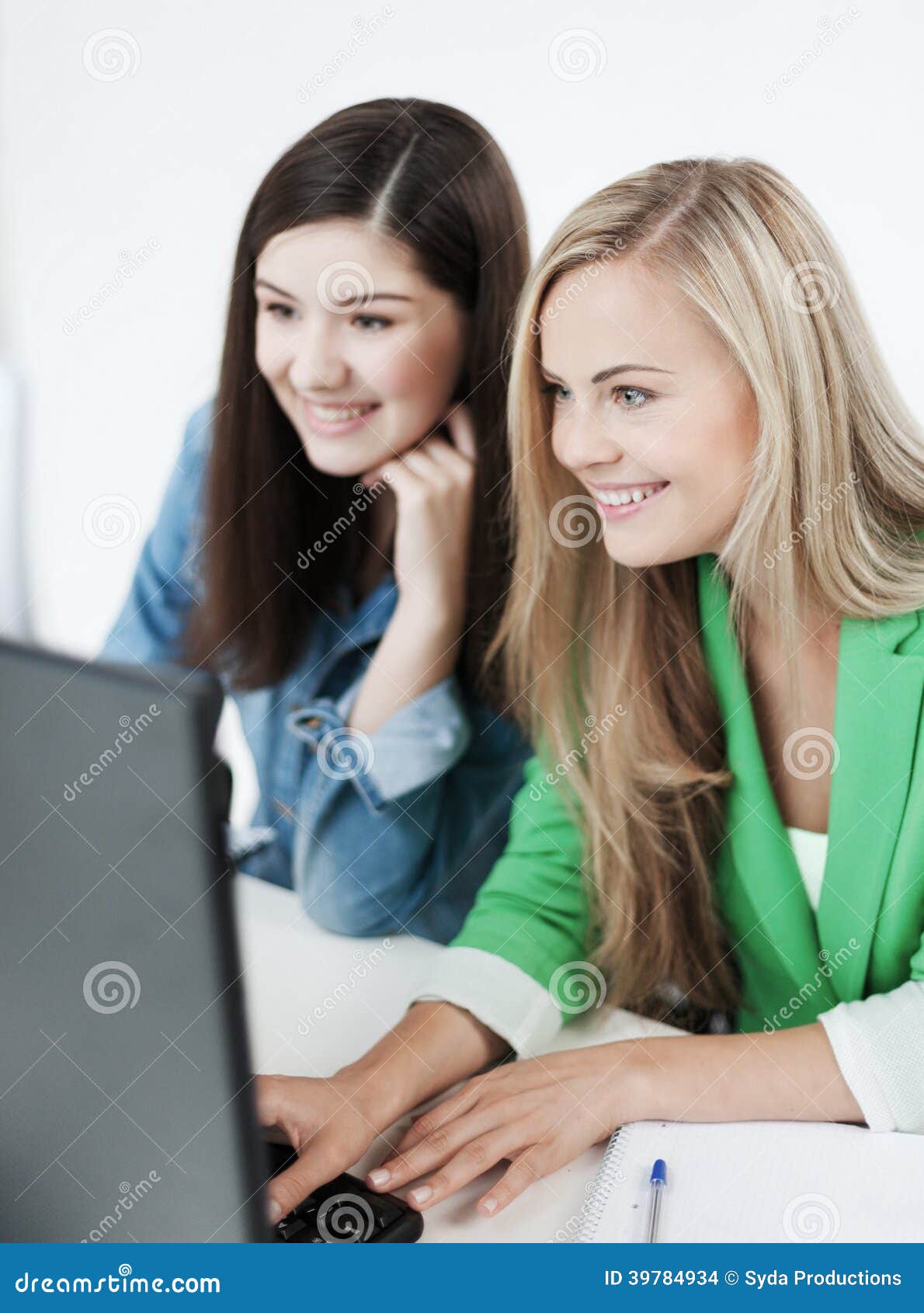 Students Looking at Tablet Pc at School Stock Photo - Image of ...
