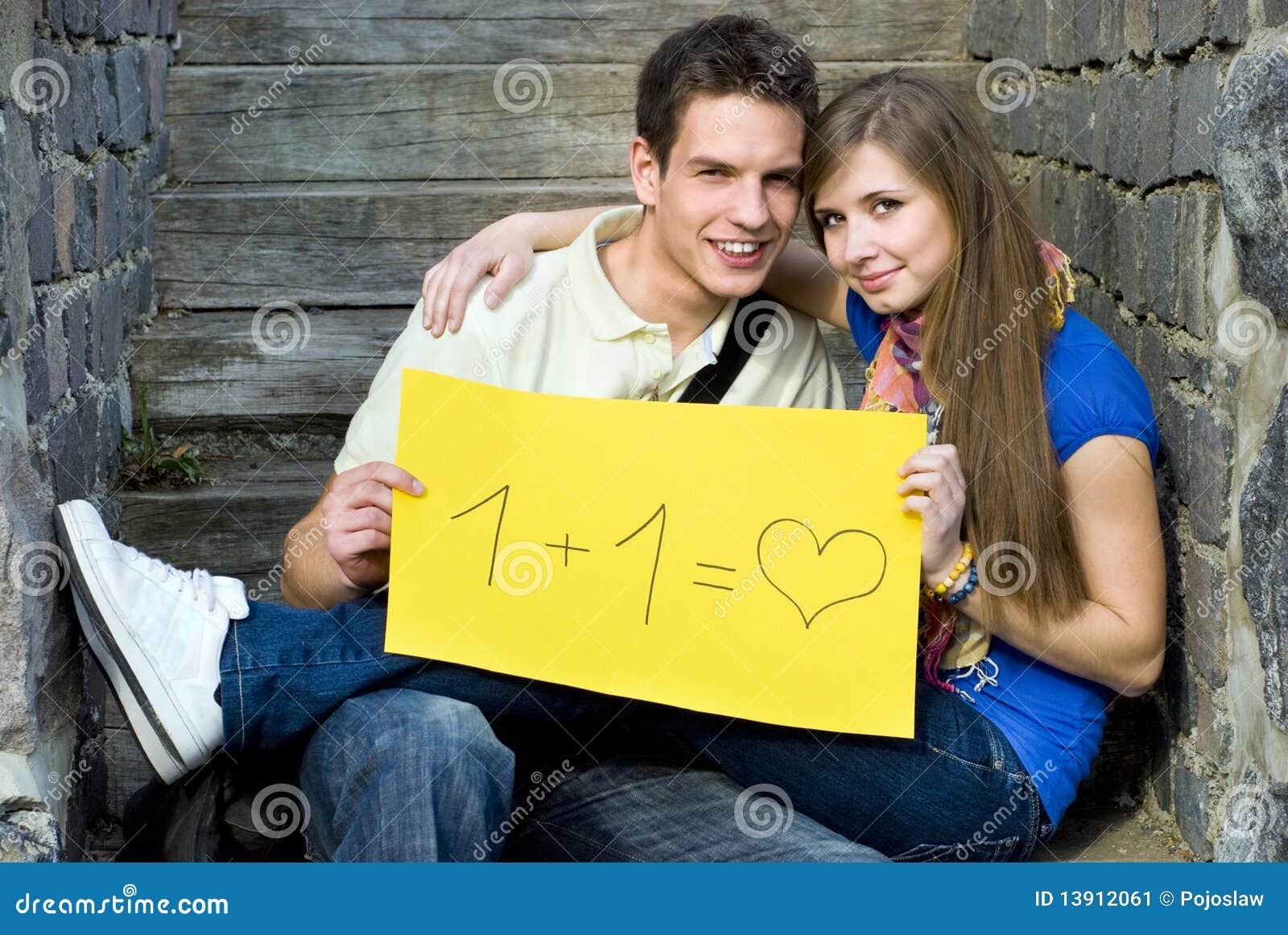 Students love stock image. Image of attractive, boyfriend - 13912061