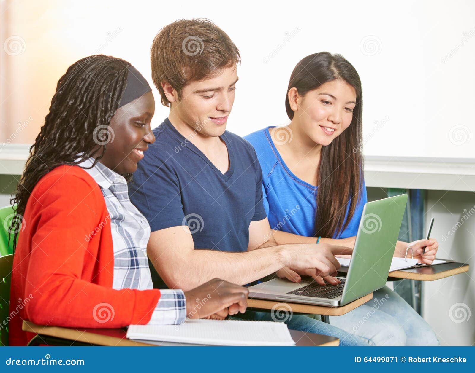 Students make team work stock image. Image of girl, high - 64499071