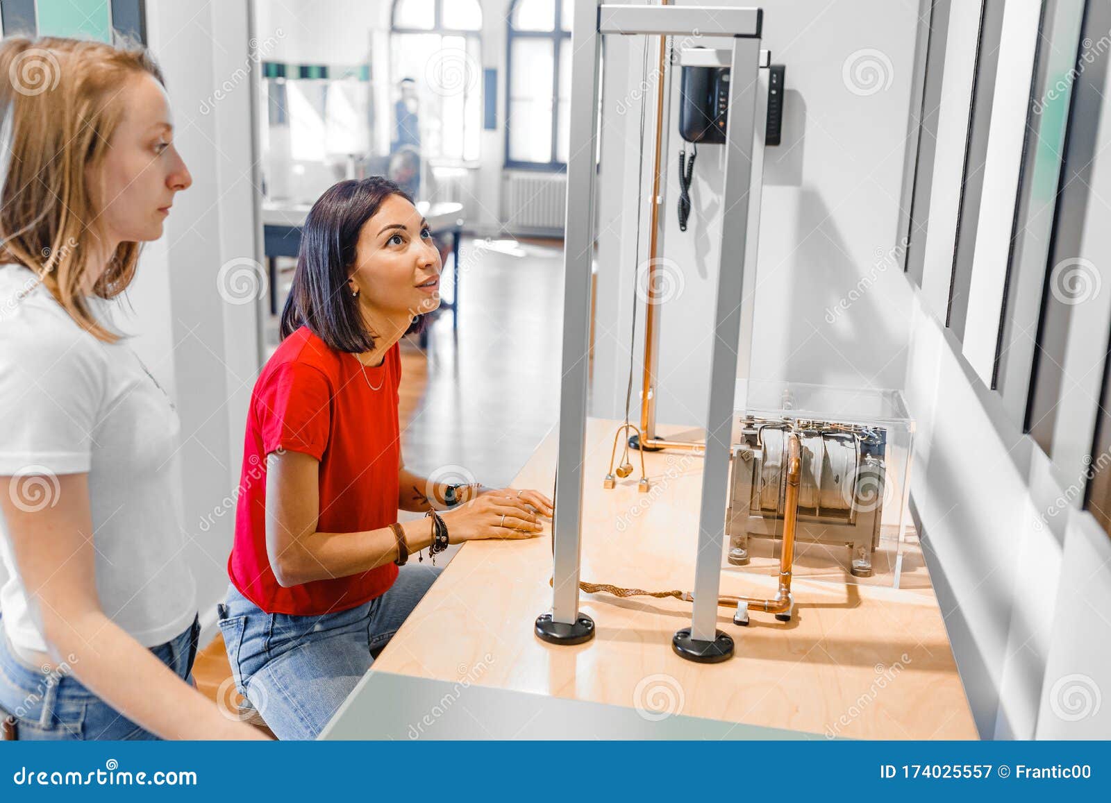 Students Making Experimental Work in the Field of Mechanics and Physics ...