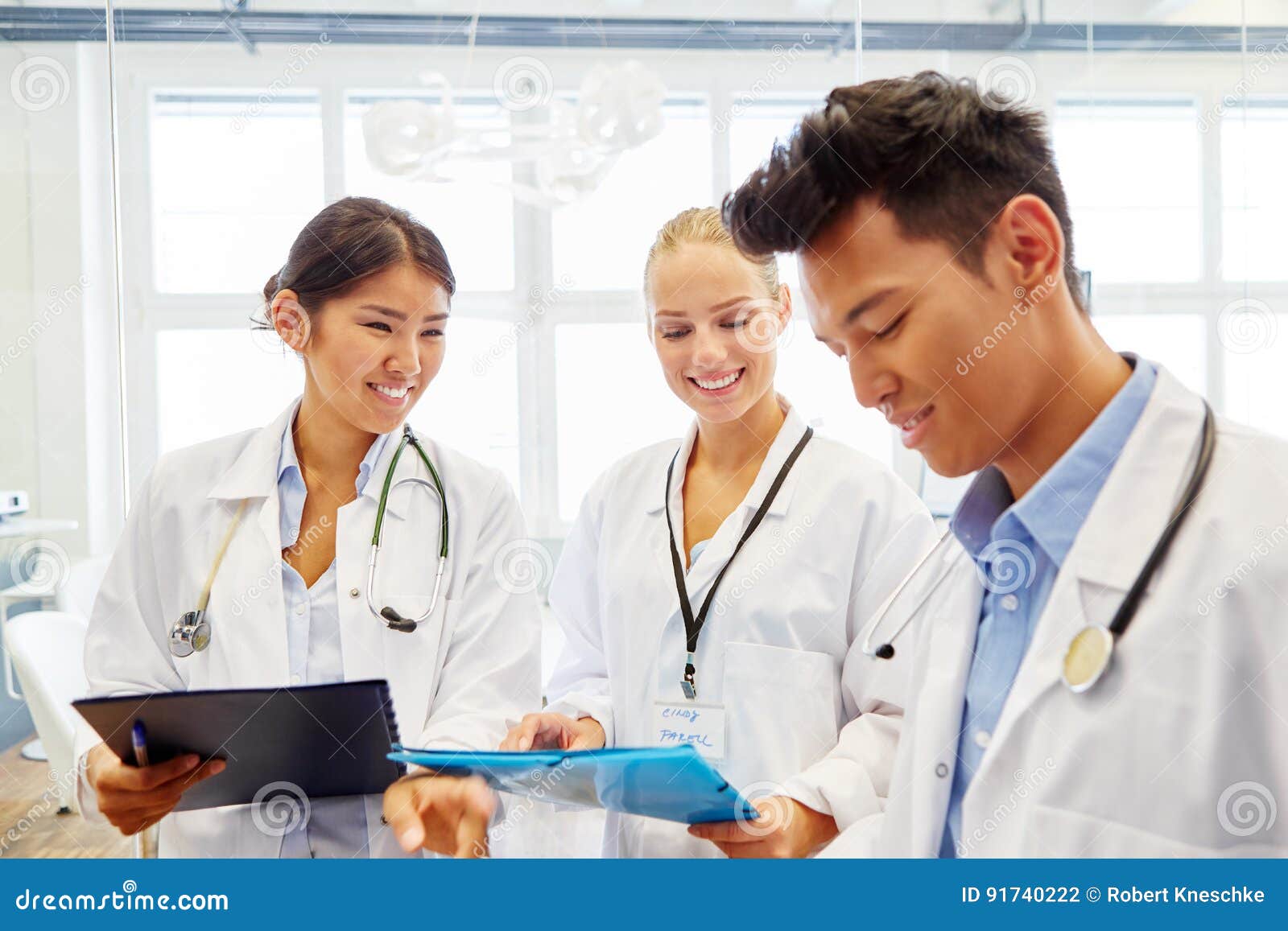 Students from Medical School Learning Together Stock Photo - Image of ...