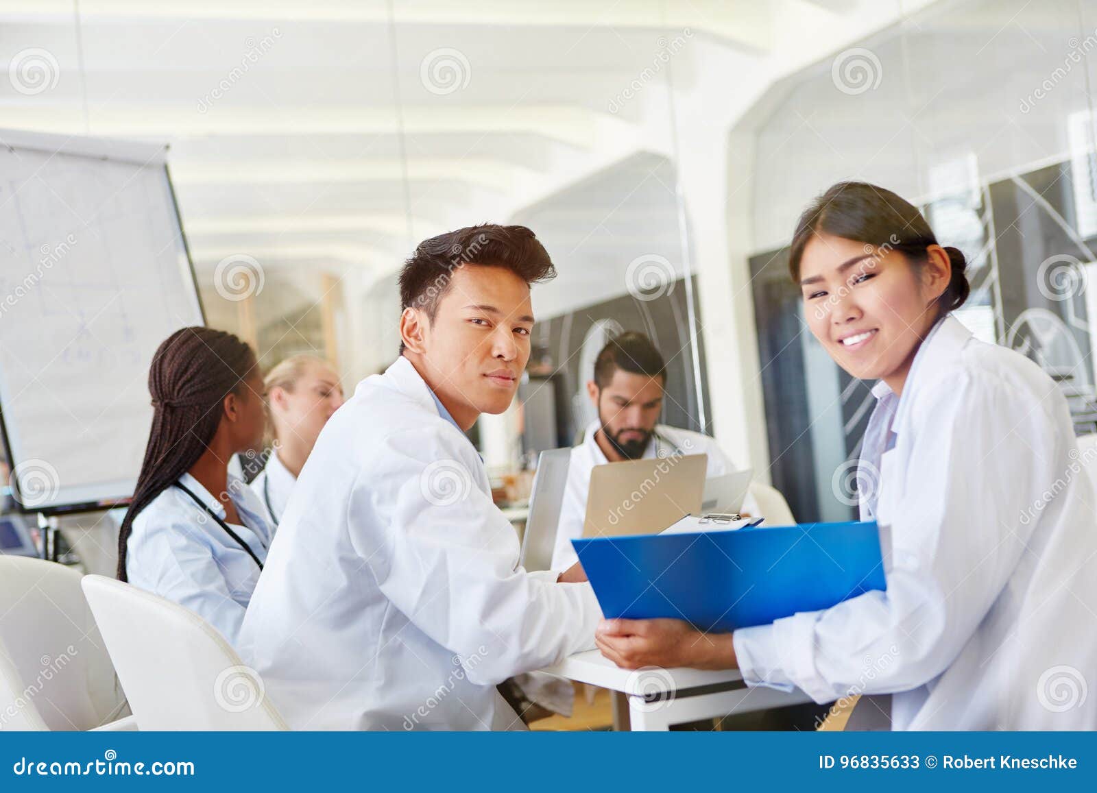 Students in Medical School Seminar Stock Image - Image of colleagues ...
