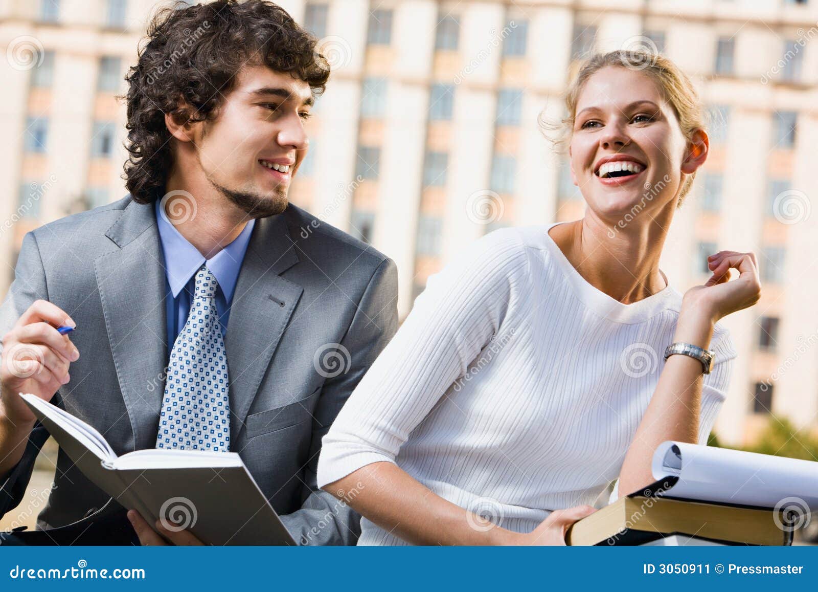 Students at meeting stock image. Image of communication - 3050911