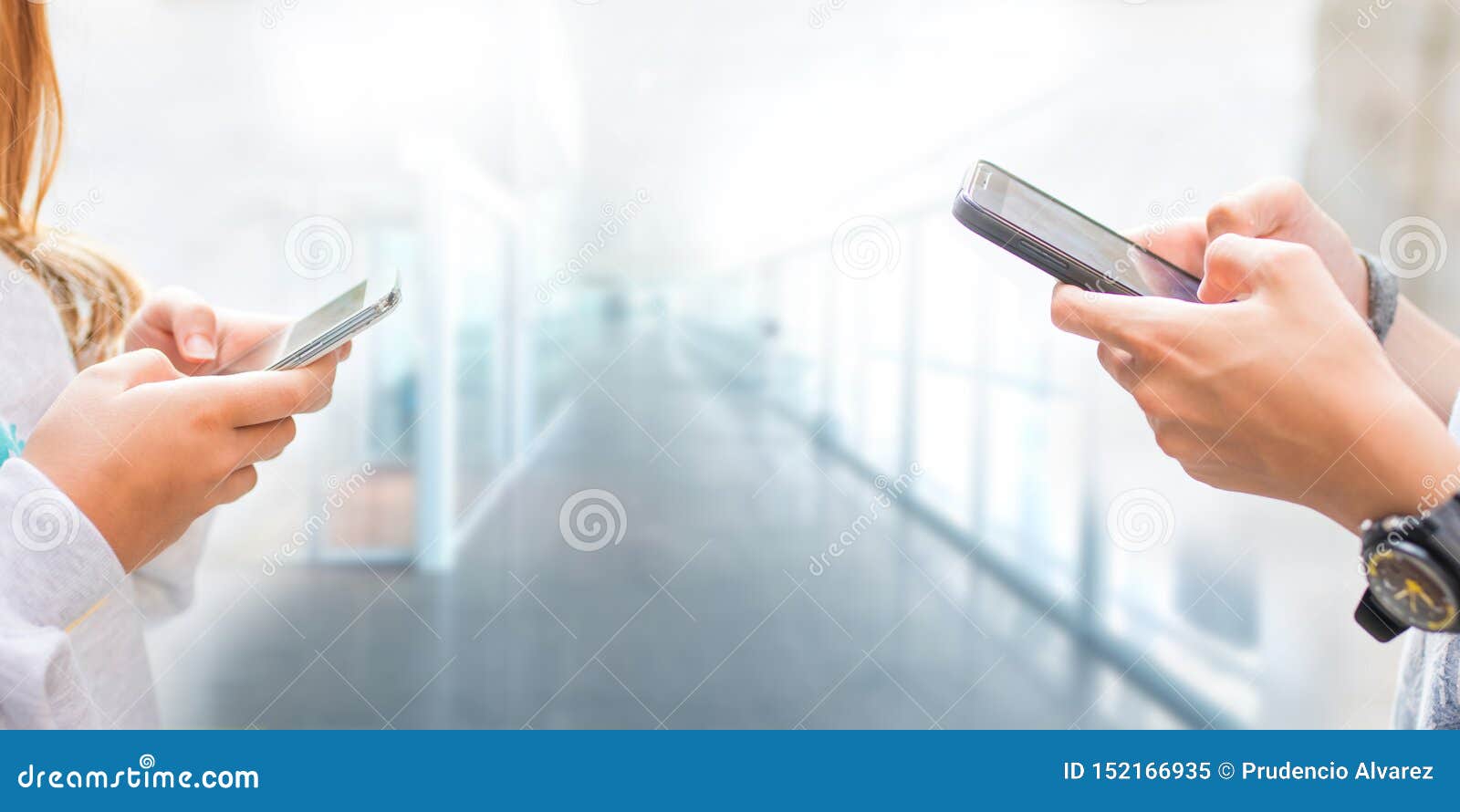 Students with Mobile Phones Stock Image - Image of internet ...