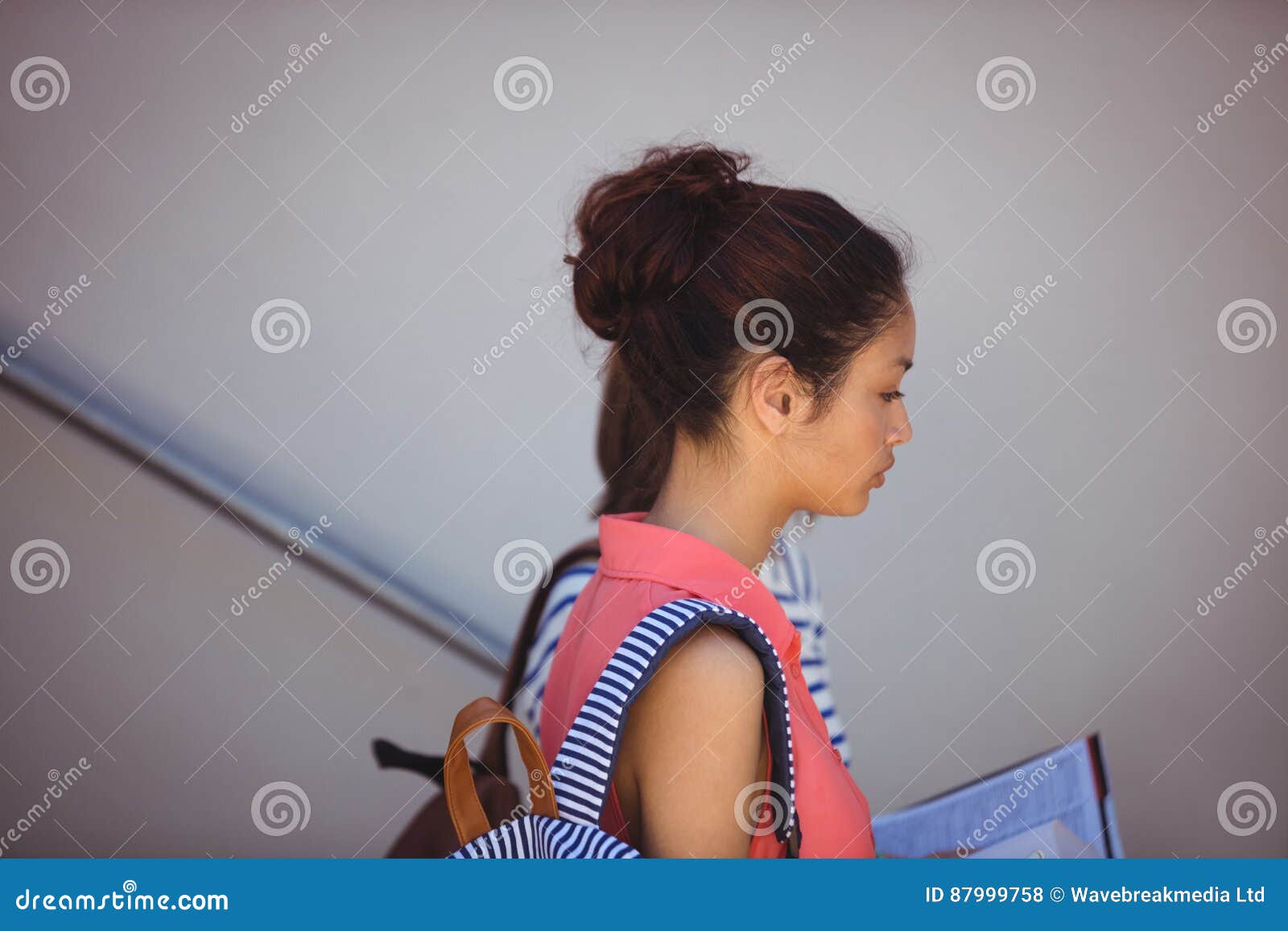 Students Moving Down Staircase Stock Photo - Image of classmate ...