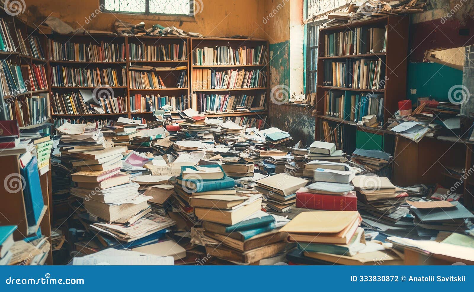 Students Navigate an Overcrowded Classroom Overflowing with Outdated ...