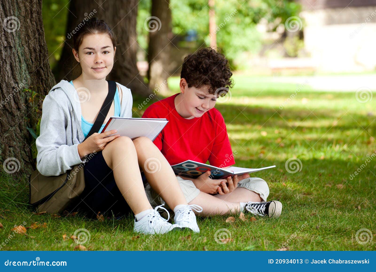 Students outdoor stock image. Image of learn, outdoors - 20934013