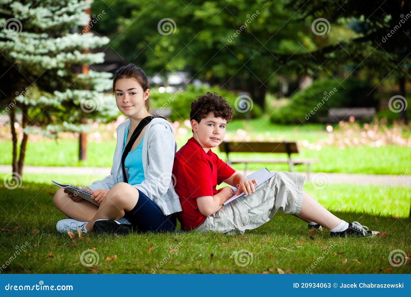 Students outdoor stock image. Image of child, friends - 20934063