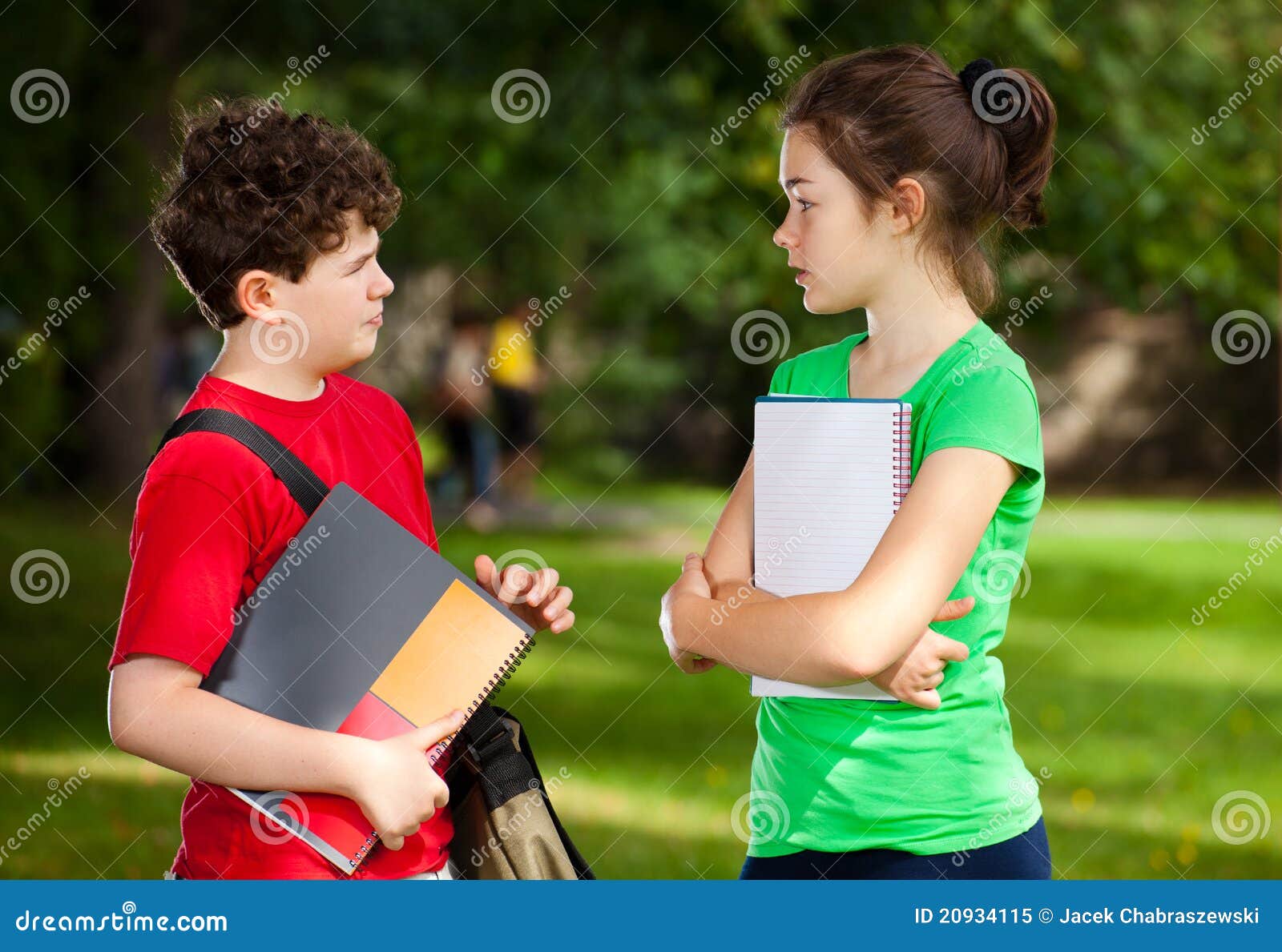 Students outdoor stock image. Image of girl, horizontal - 20934115