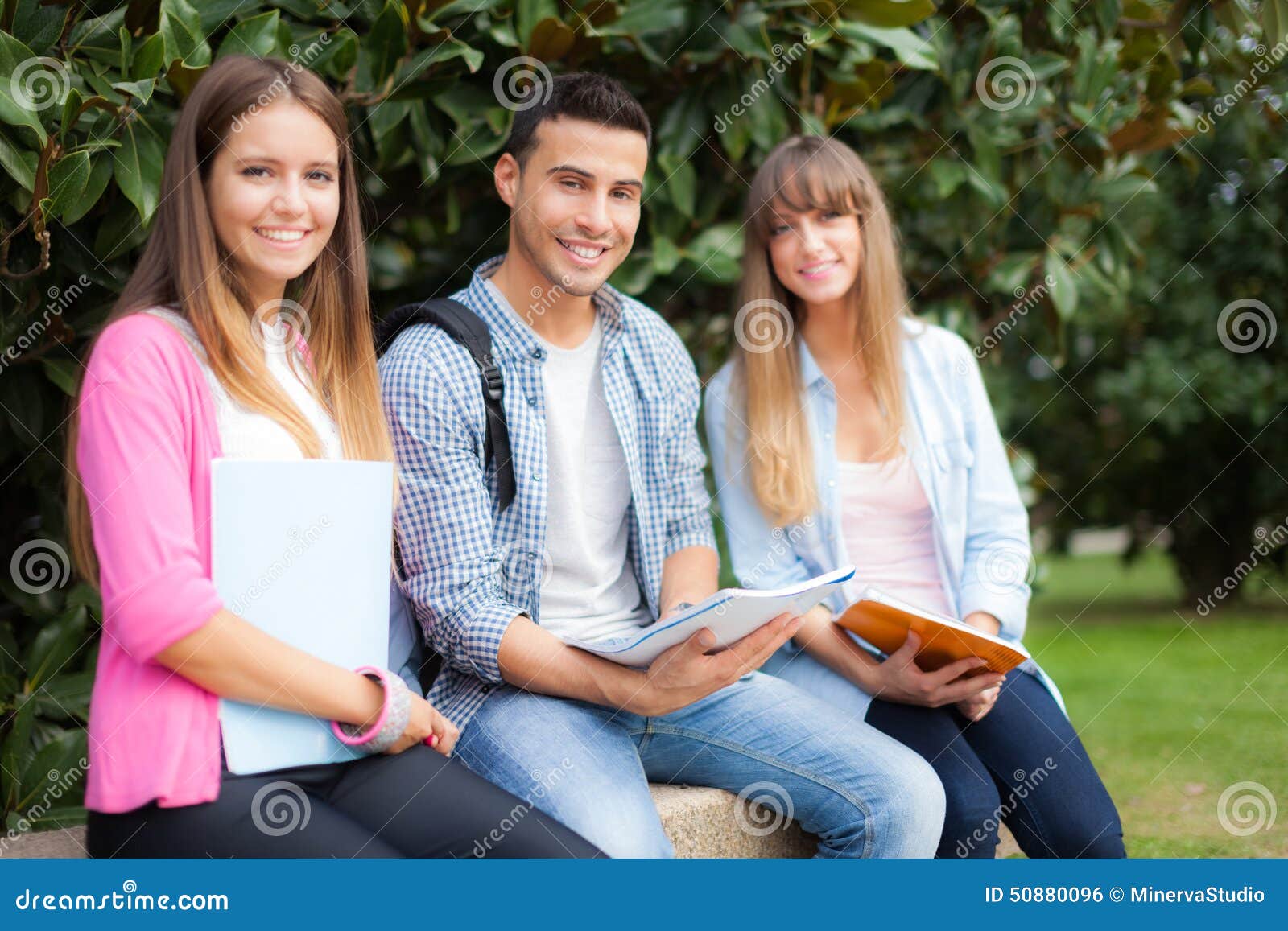 Students stock photo. Image of outdoor, group, girl, graduate - 50880096