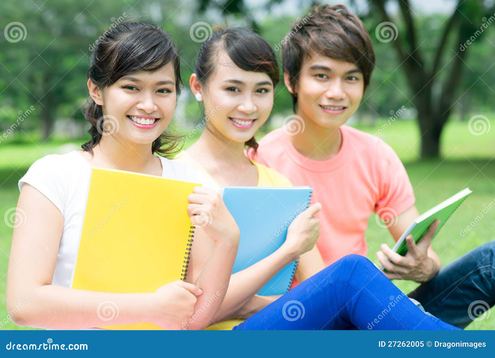 Students outdoors stock image. Image of college, education - 27262005