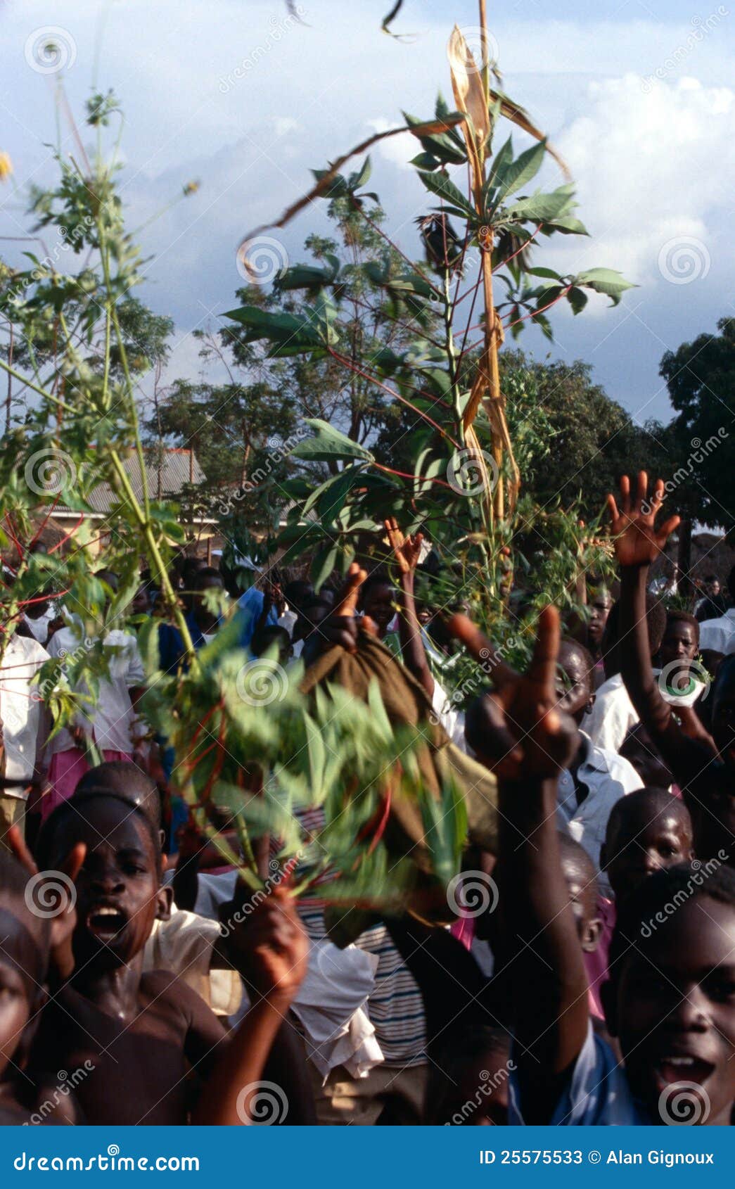 Students Outside a School in Rwanda Editorial Stock Photo - Image of ...