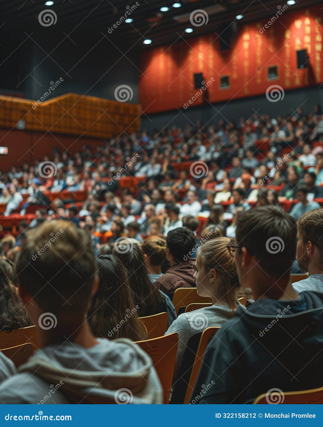 Students Participating in an Orientation Assembly, Engaging ...