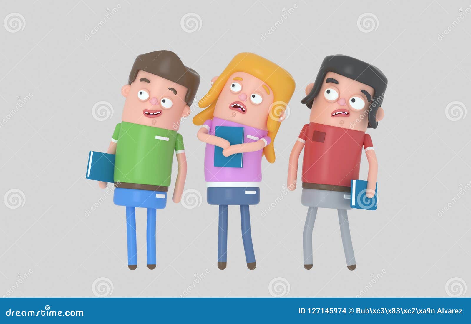 Student Paying Attention In Class Cartoon