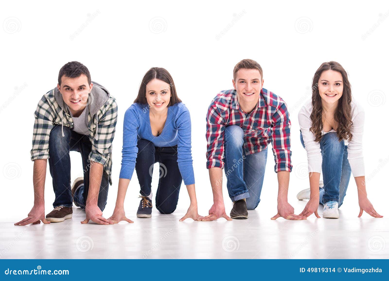 Students. stock photo. Image of isolated, college, casual - 49819314