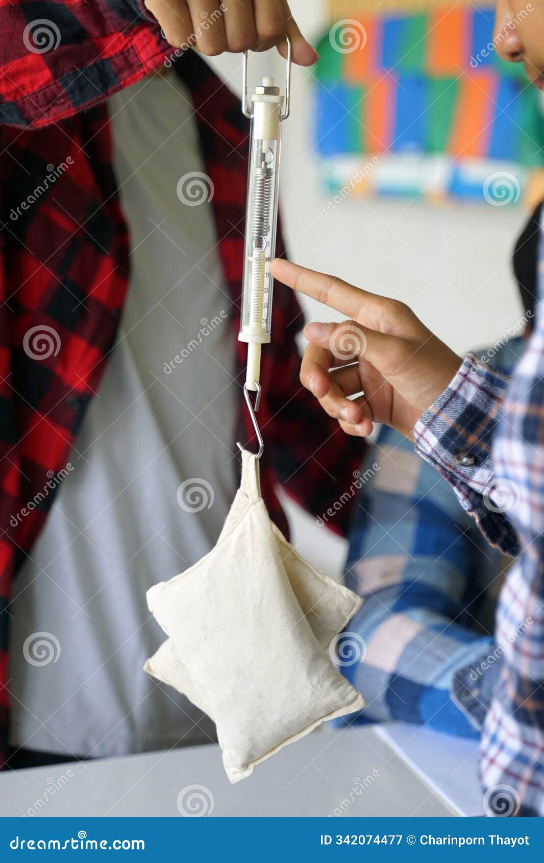 A Physics Experiment On Equilibrium Of Three Forces, Angles Measured By ...