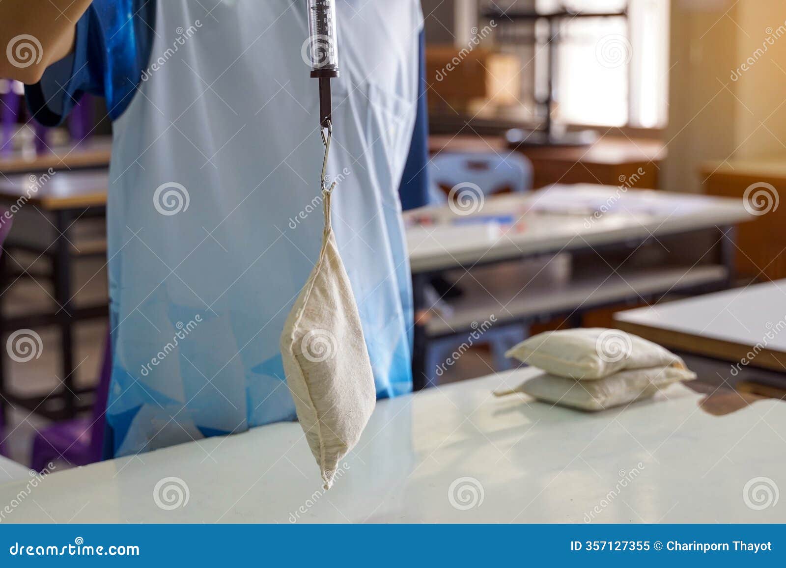 A Physics Experiment On Equilibrium Of Three Forces, Angles Measured By ...