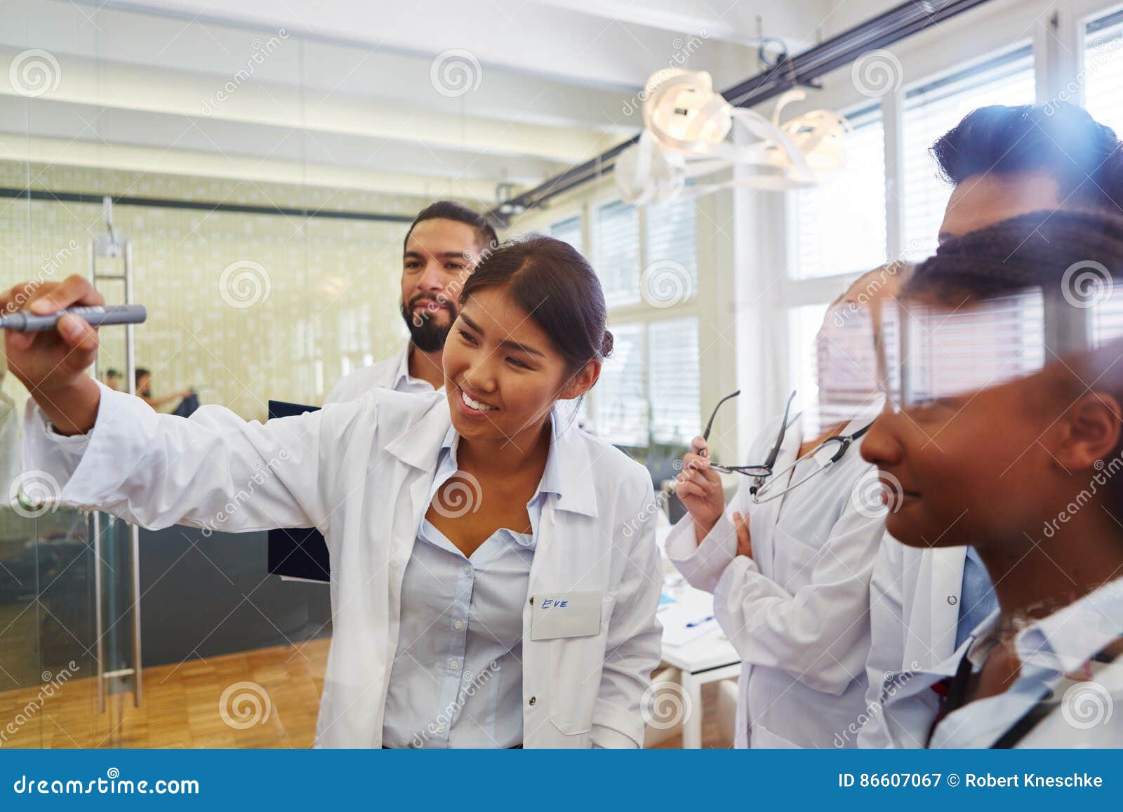 Students in Physician Apprenticeship Stock Image - Image of profession ...