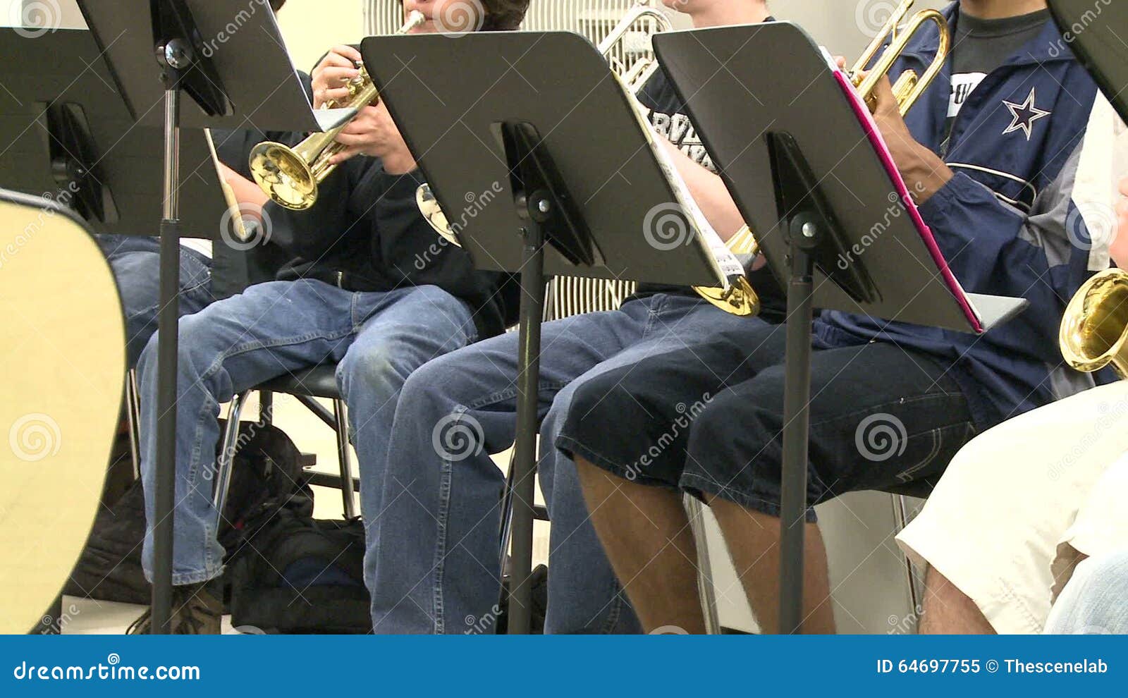 Students Playing Instruments in Music Class (6 of 8) Stock Video ...