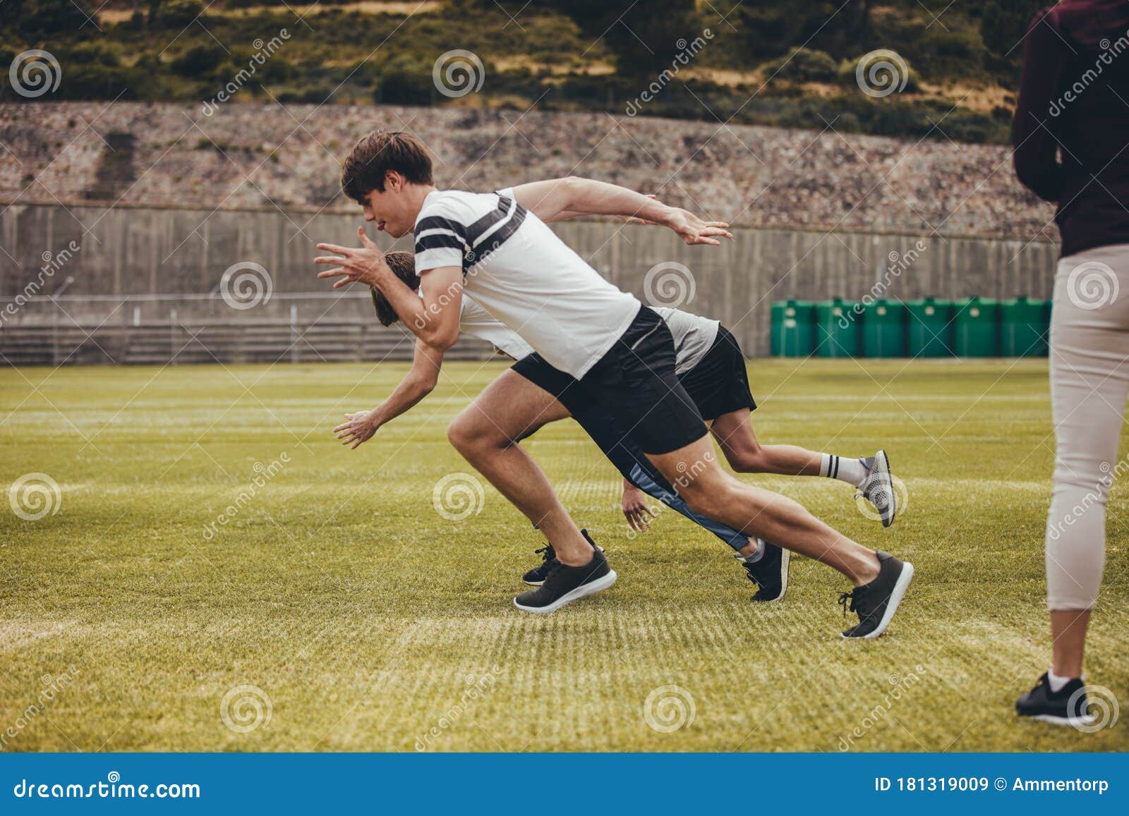Students Practicing for Annual Sports Day at the High School Stock ... Students Practicing for Annual Sports Day at the High School Stock ...
