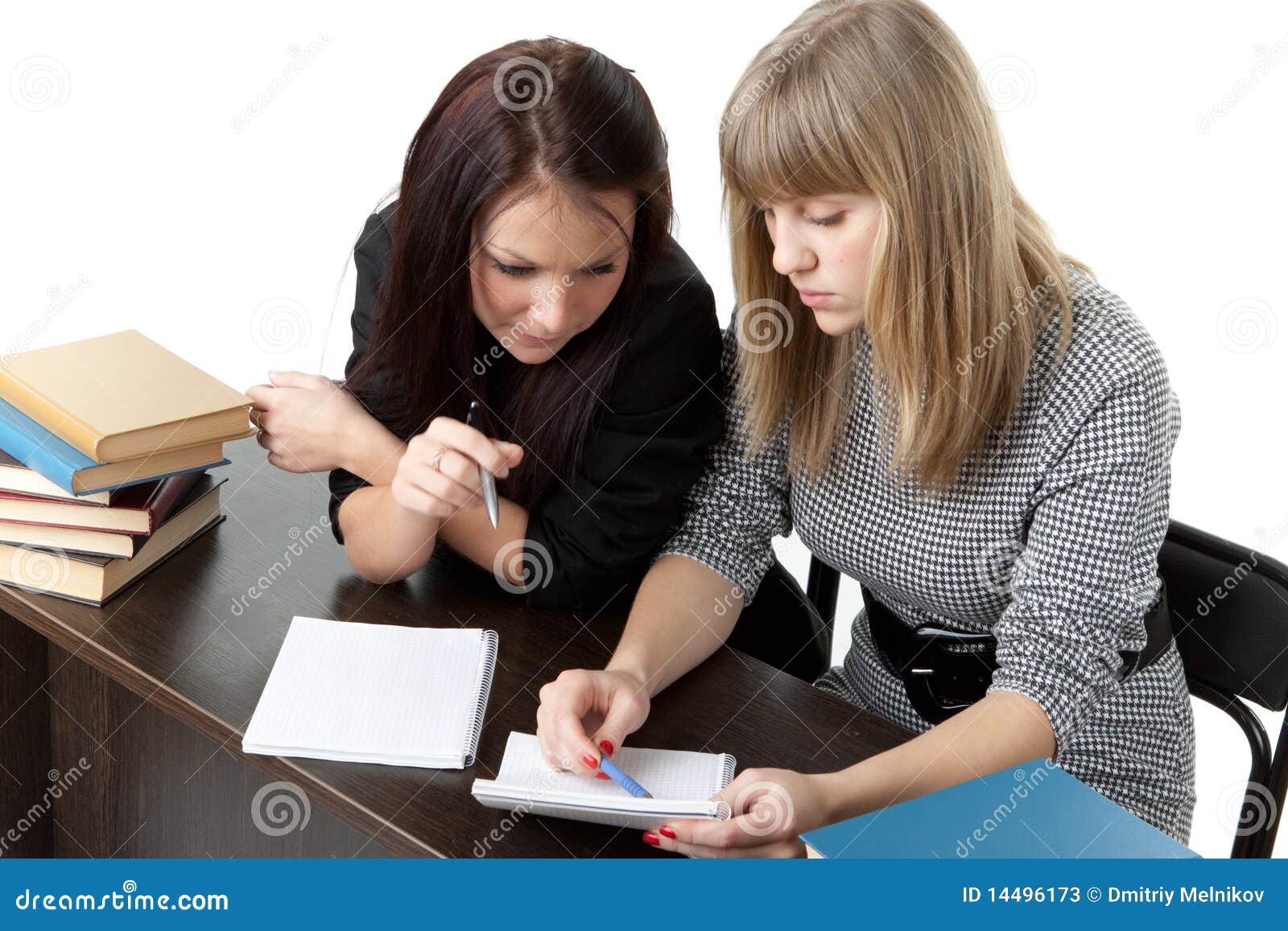 Students Prepare for Examination Stock Image - Image of learning ...