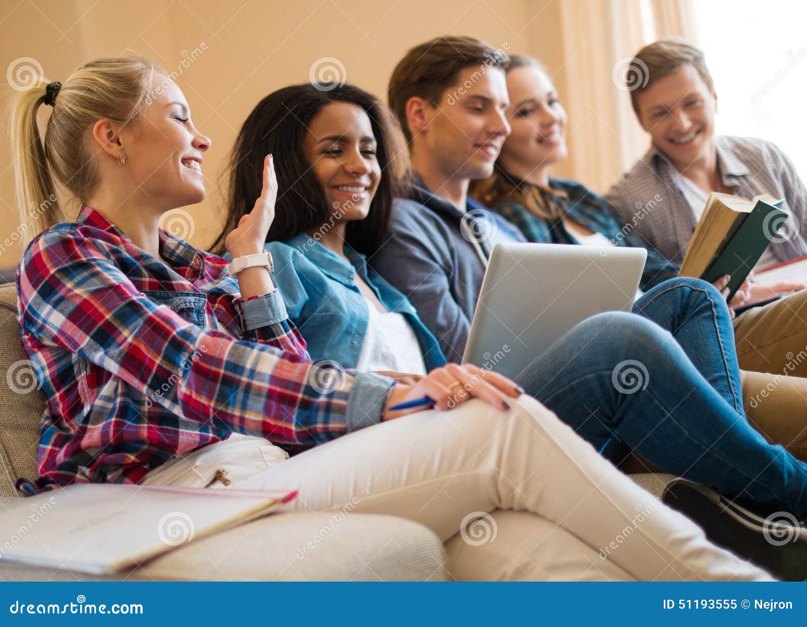 Students Preparing for Exams Stock Image - Image of exam, friendship ...