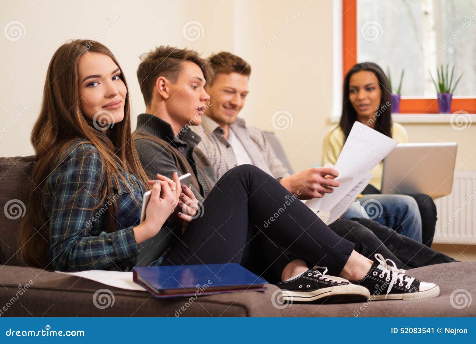 Students Preparing for Exams Stock Image - Image of learning, diversity ...