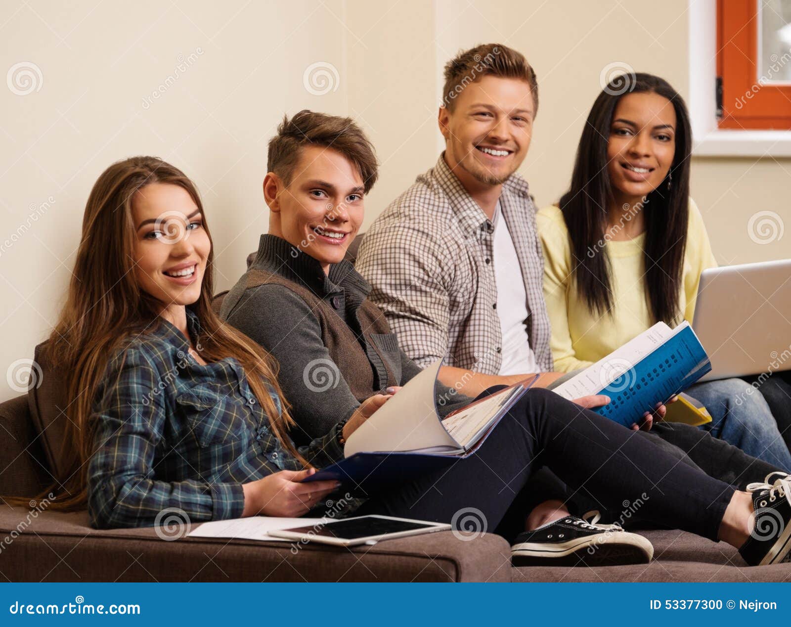 Students Preparing for Exams Stock Photo - Image of diversity, college ...