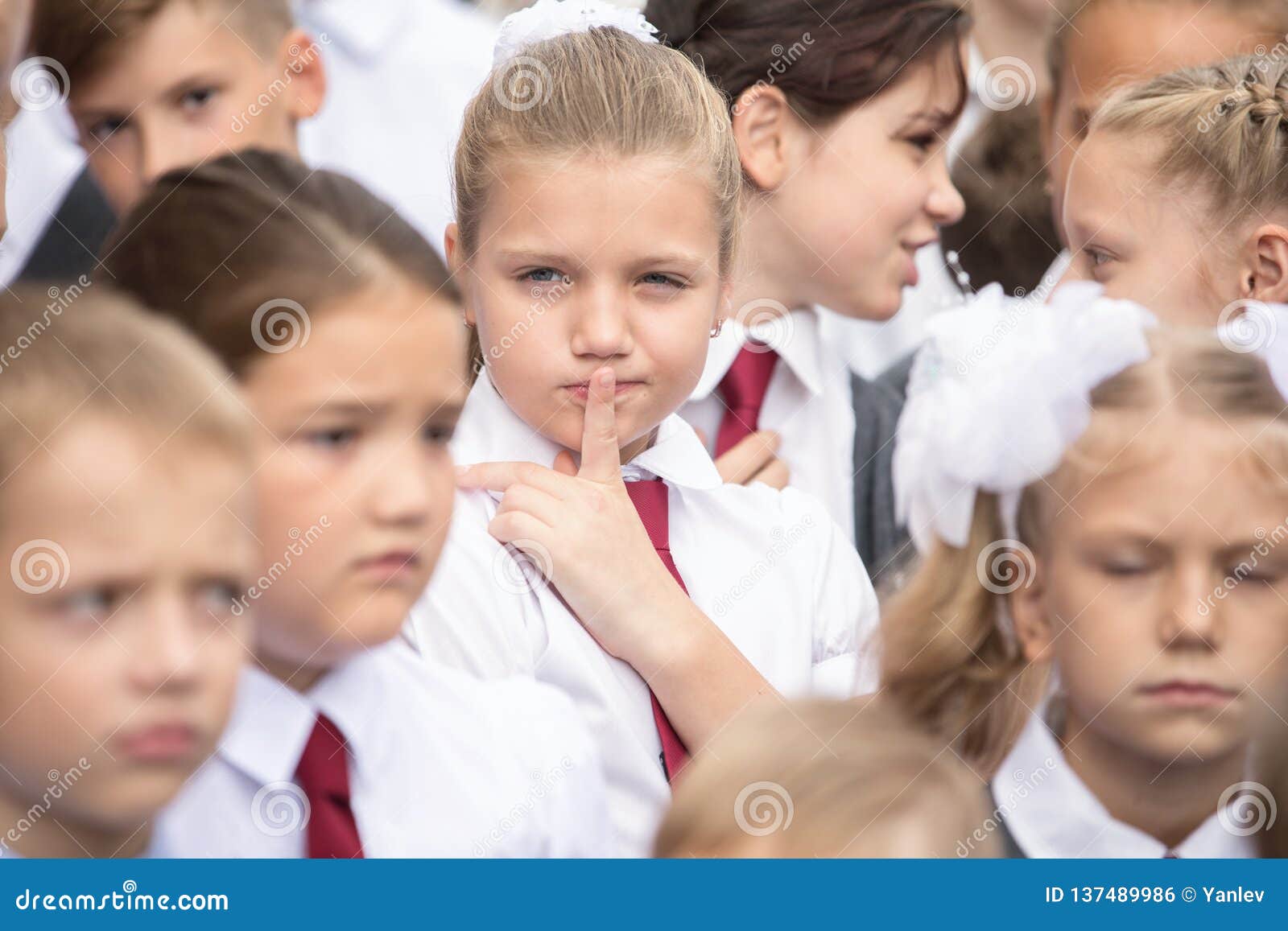 Students of primary school stock photo. Image of children - 137489986